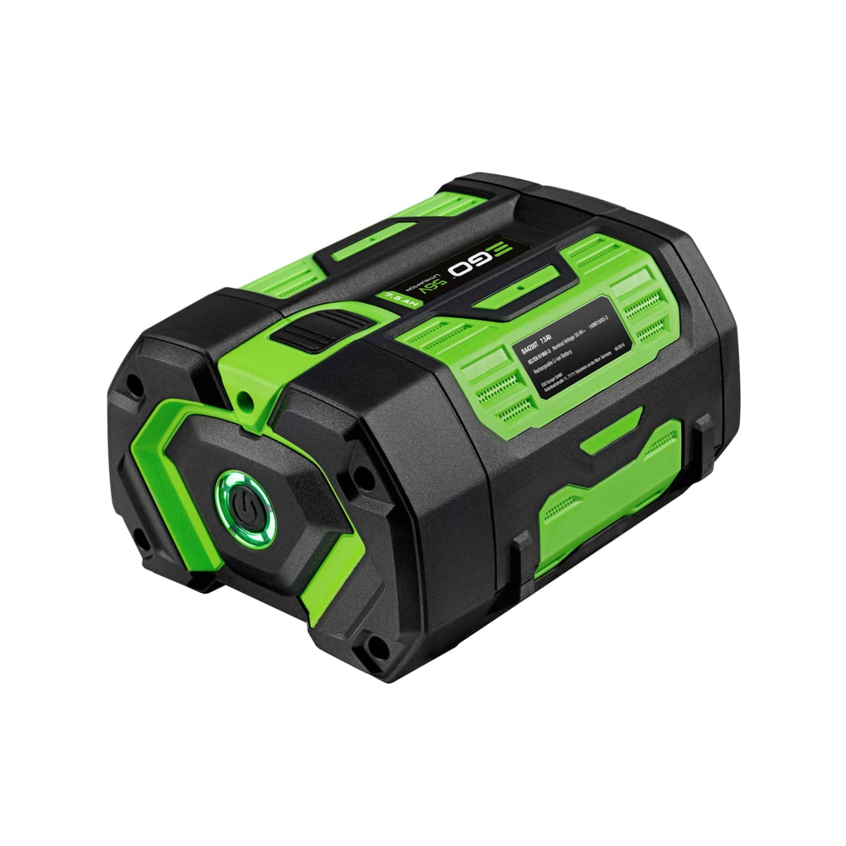 EGO POWER+ battery charging times and running times
